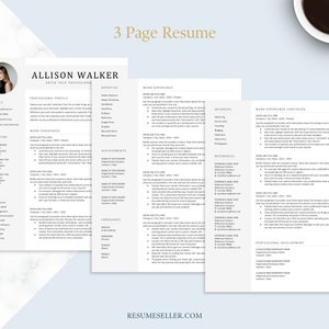 Creative Resume Template With Photo, Resume With Photo, CV With Picture ...