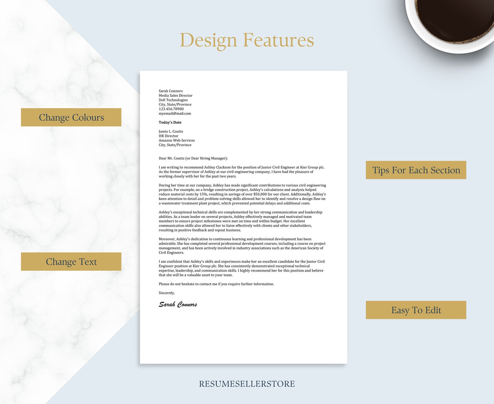 Simple Recommendation Letter Template, Letter of Recommendation ...