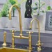 Solid Brass Bridge Faucet for Kitchen Antique Brass Bridge - Etsy