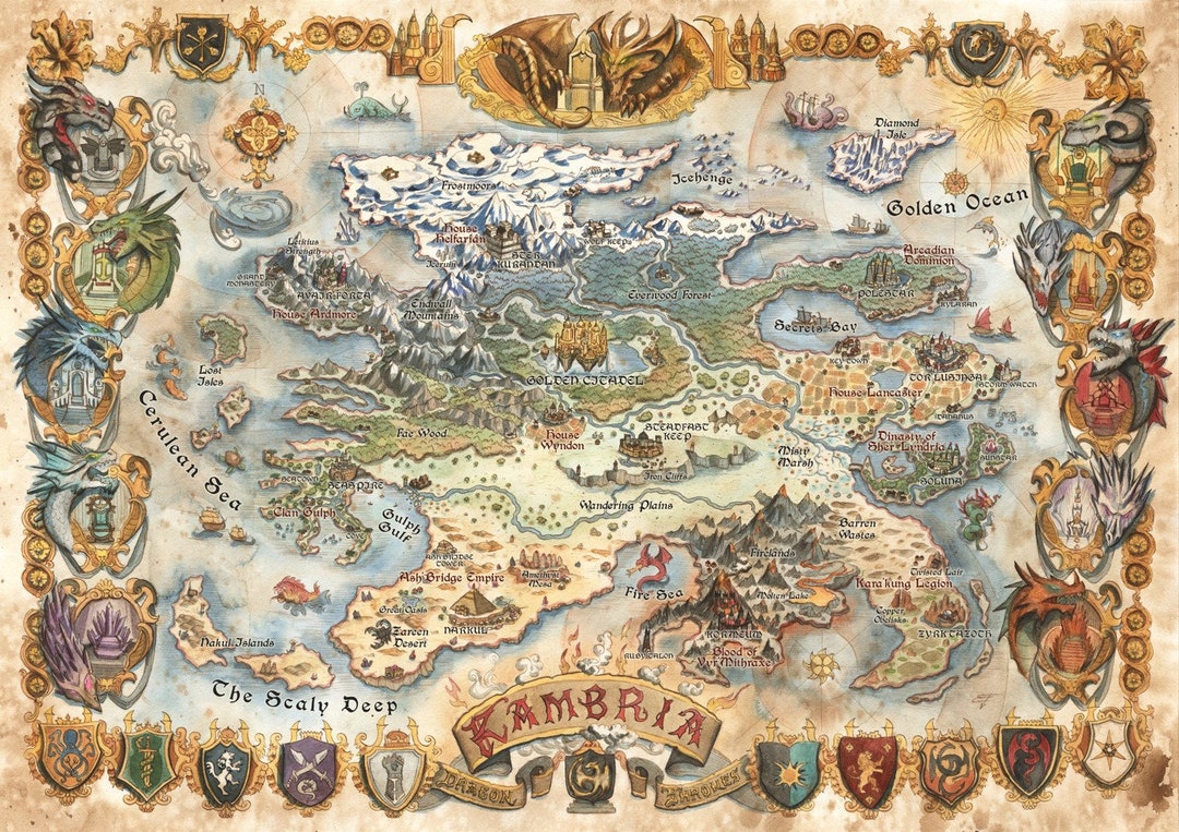 Dragon Thrones Fantasy D&D Dungeons and Dragons 5e Fifth Edition ...