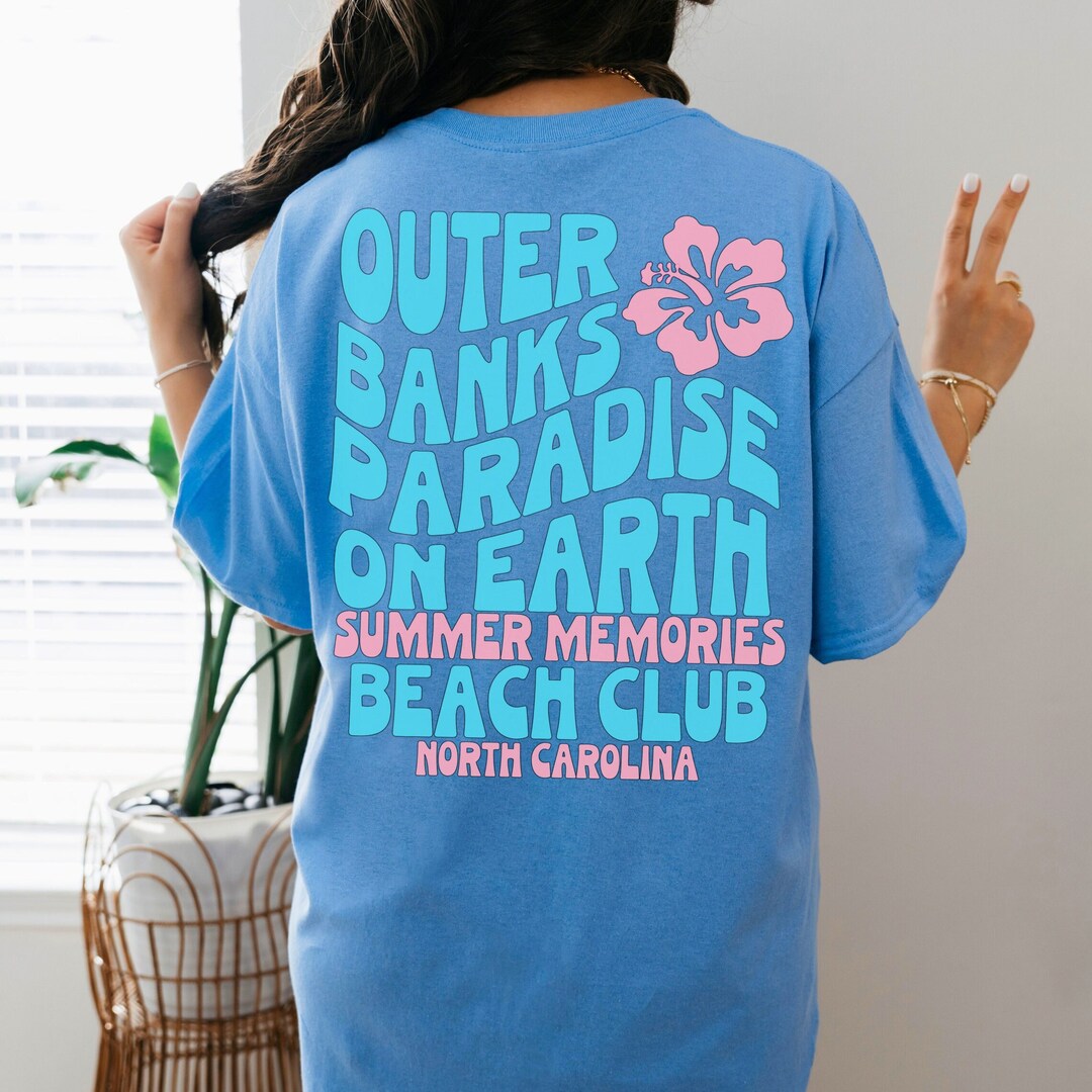 Oversized Outer Banks Shirt Ocean Crewneck Outer Bank Shirts OBX Merch ...
