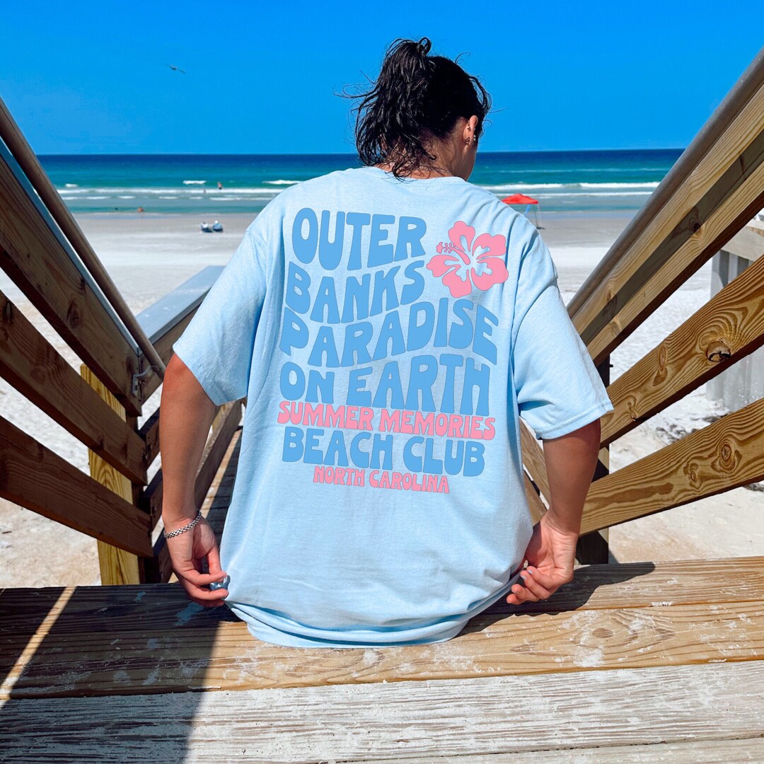 Oversized Outer Banks Shirt Ocean Crewneck Outer Bank Shirts OBX Merch ...