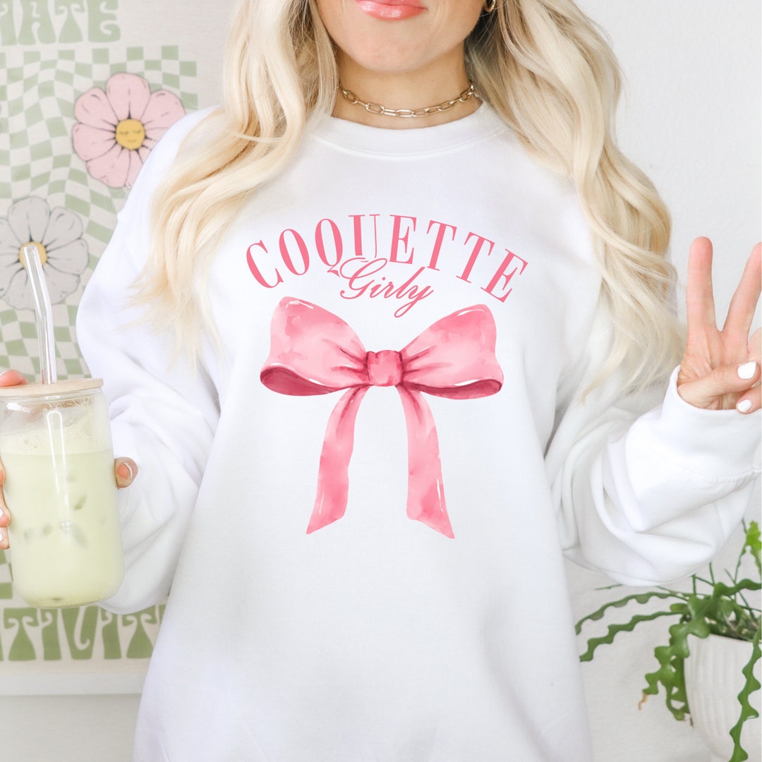 Featured Shops, Coquette Girlie Coquette Ribbon Bow Pullover Valentine ...