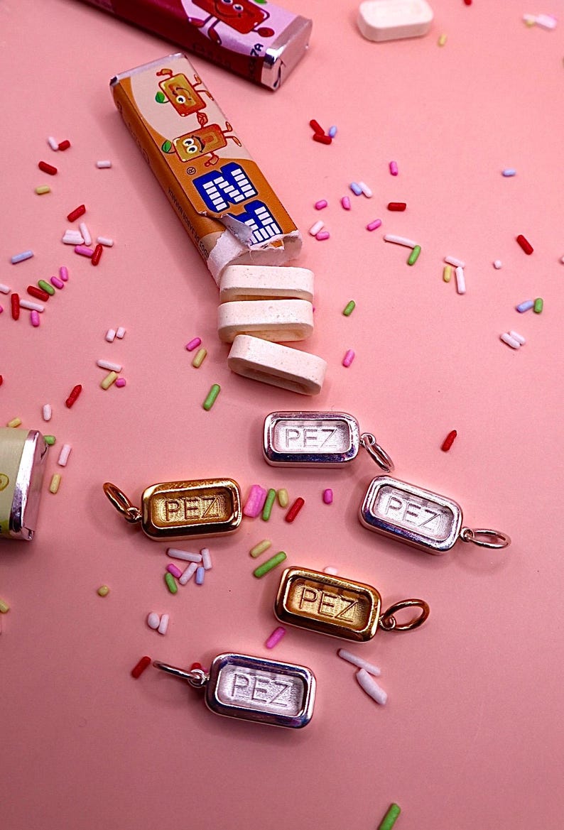 The PEZ Pendant – Nostalgia Reimagined - Etsy