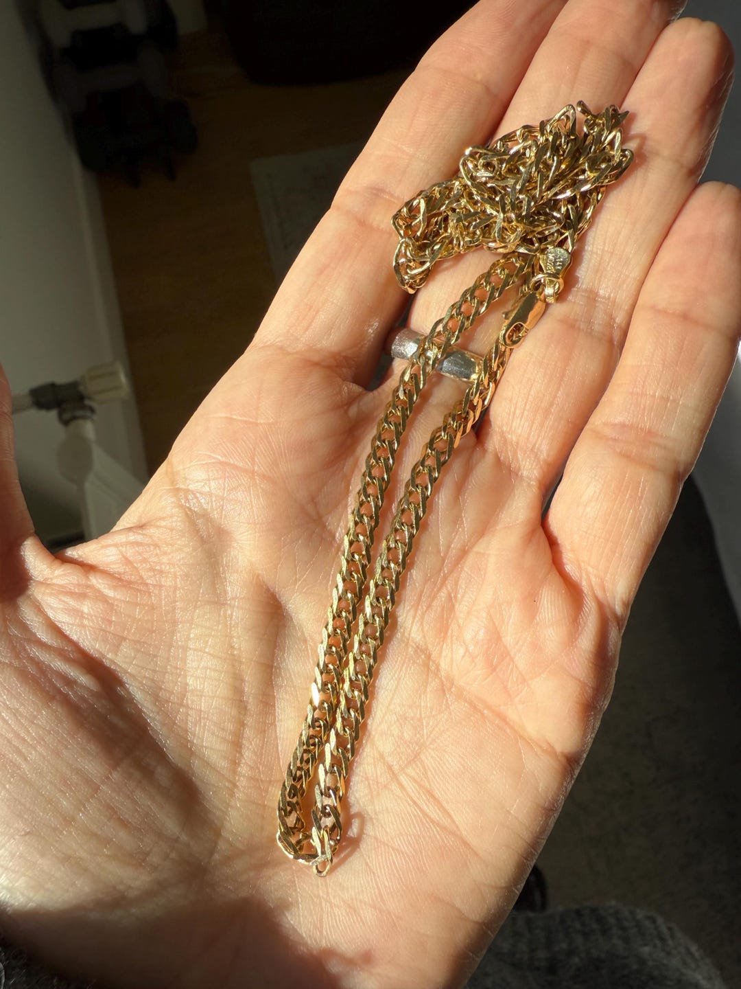 Gorgeous Double Rombo 14k Gold Chain - Etsy