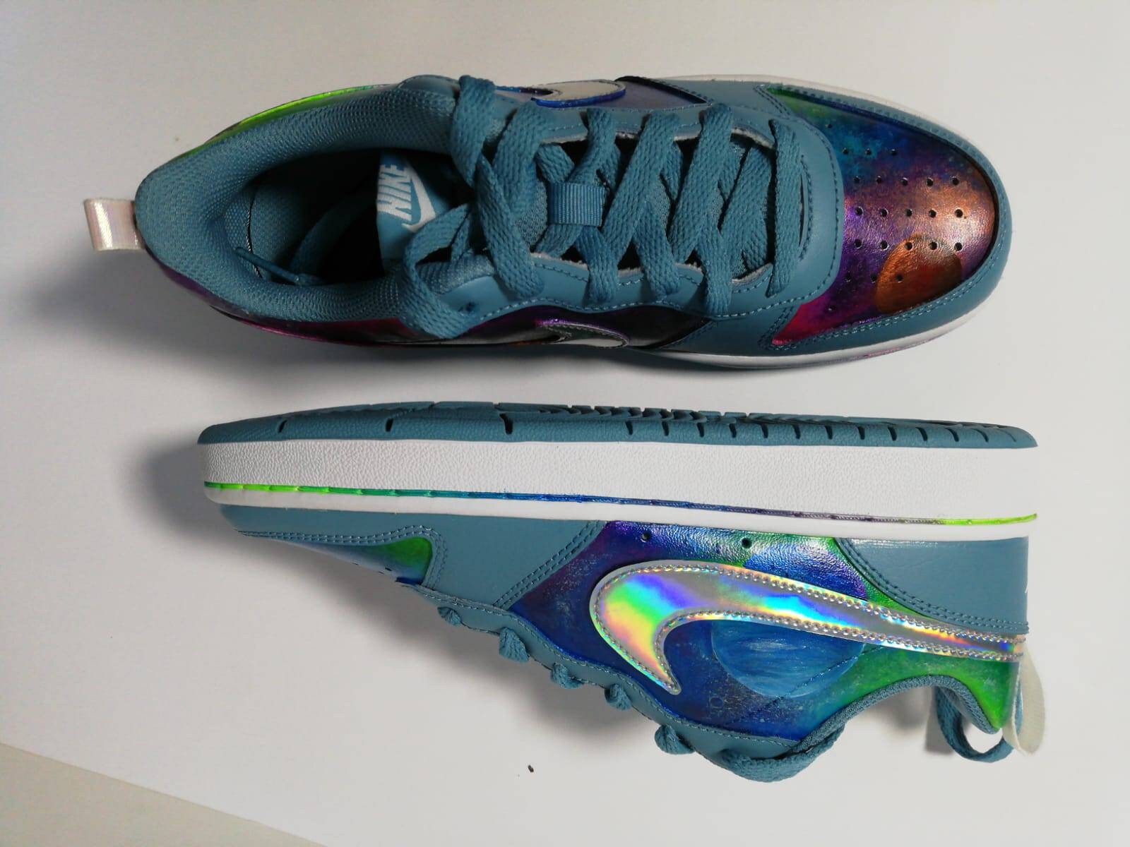 Hand Painted Custom Nike Shoes Womens Custom Space Themed Trainers ...