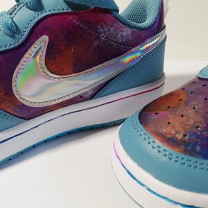 Hand Painted Custom Nike Shoes Womens Custom Space Themed Trainers ...