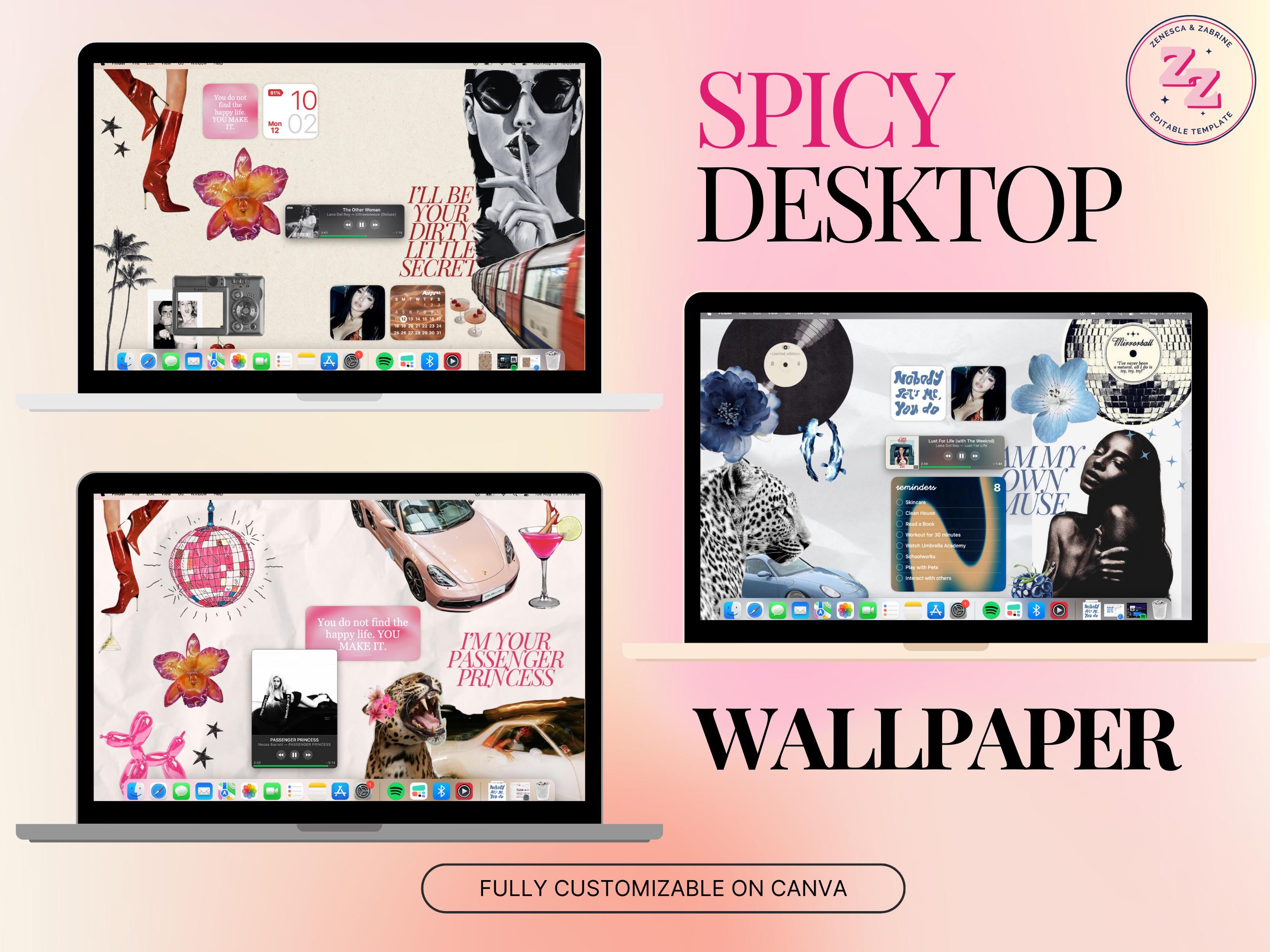 SPICY DESKTOP WALLPAPER for Mac and Windows| Set of Three| Pinterest ...
