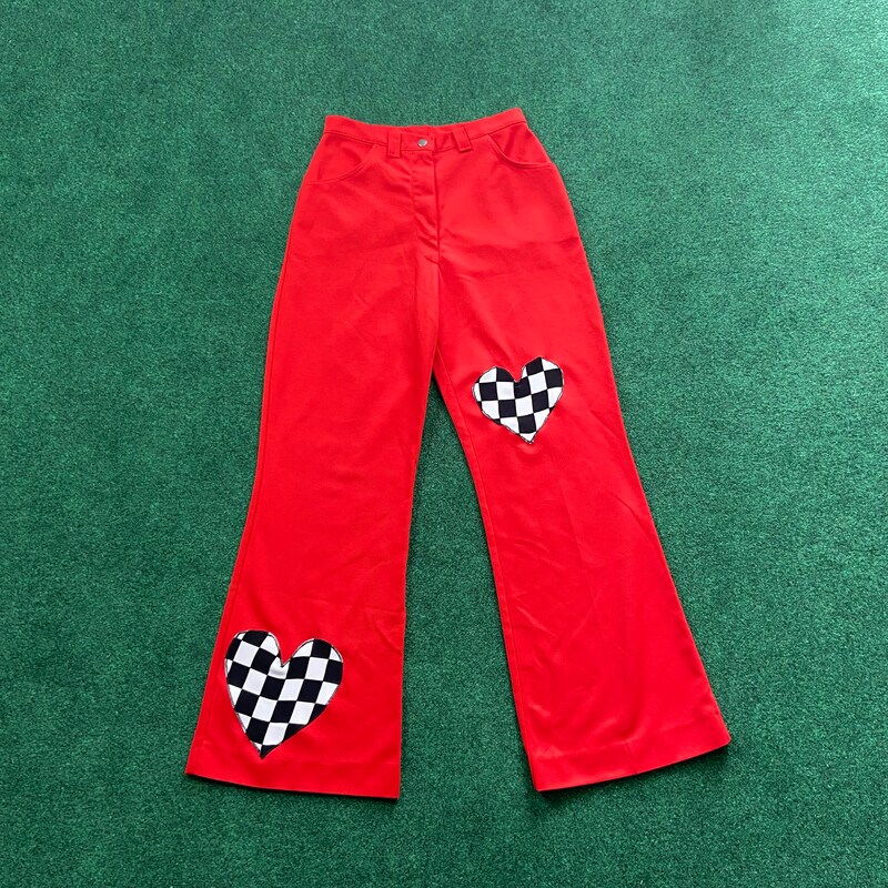 Red Checker Pajama Pants - Etsy