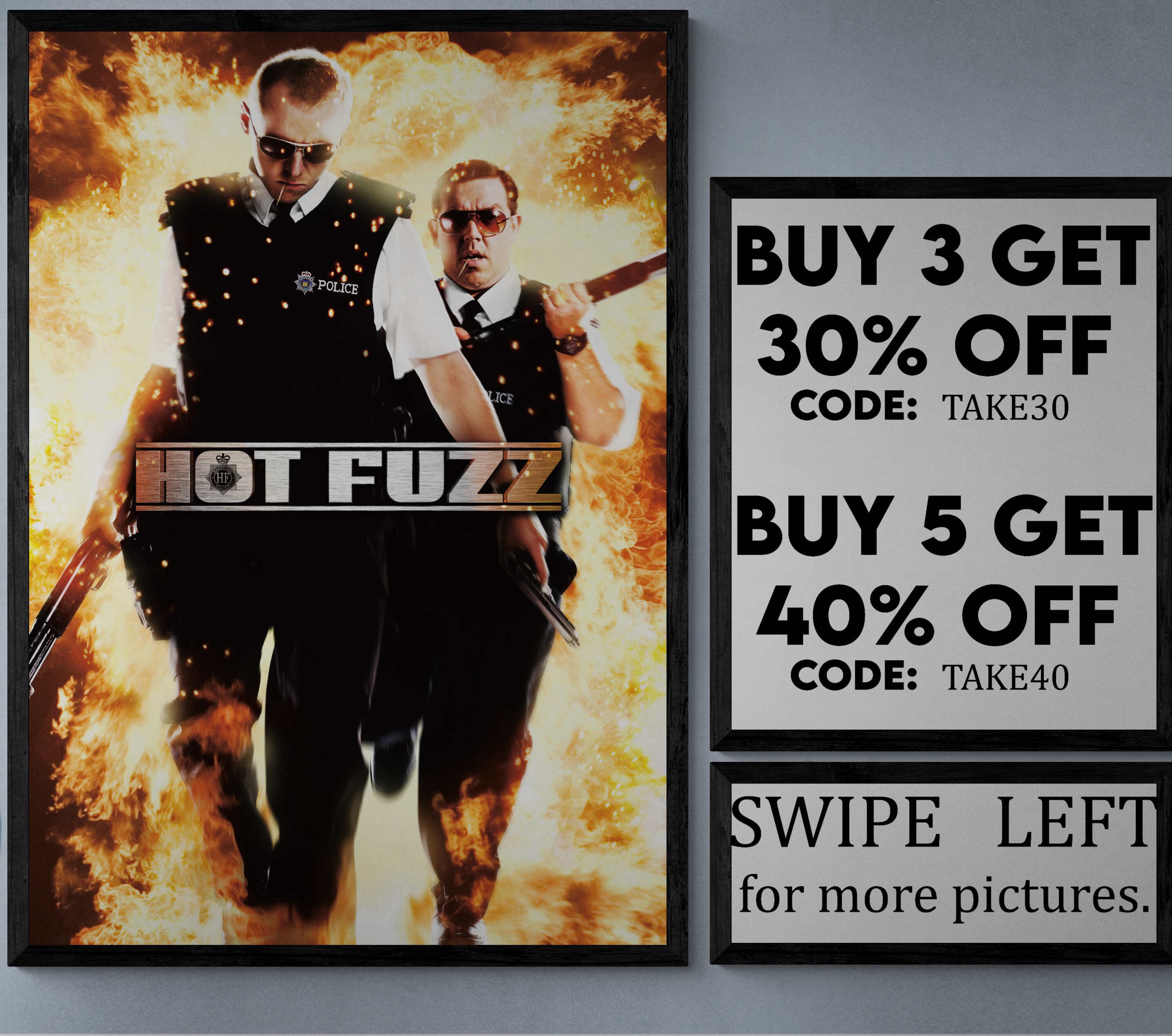 Hot Fuzz Movie Poster
