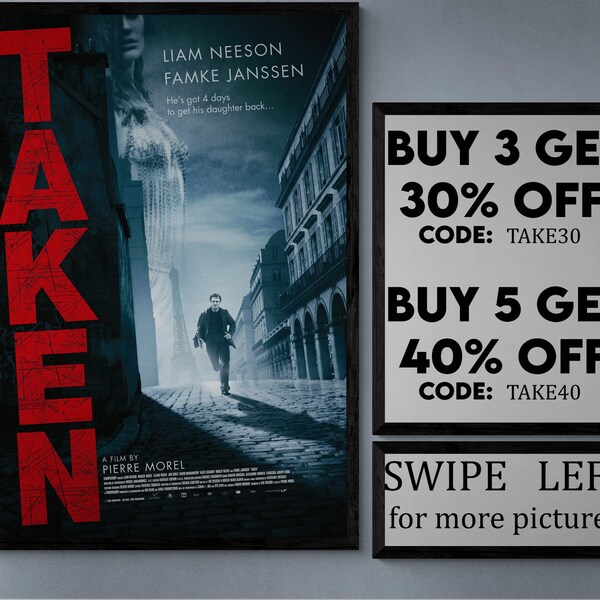 Taken Movie Poster - Etsy