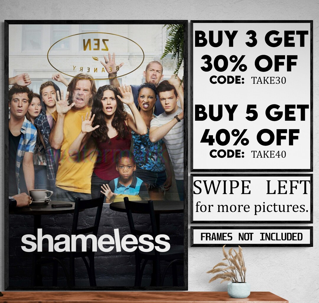 Shameless Movie/show Poster Wall Art Printed & Shipped 1510 - Etsy
