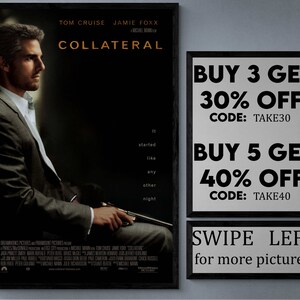 Collateral Movie/show Poster Wall Art Printed & Shipped - Etsy