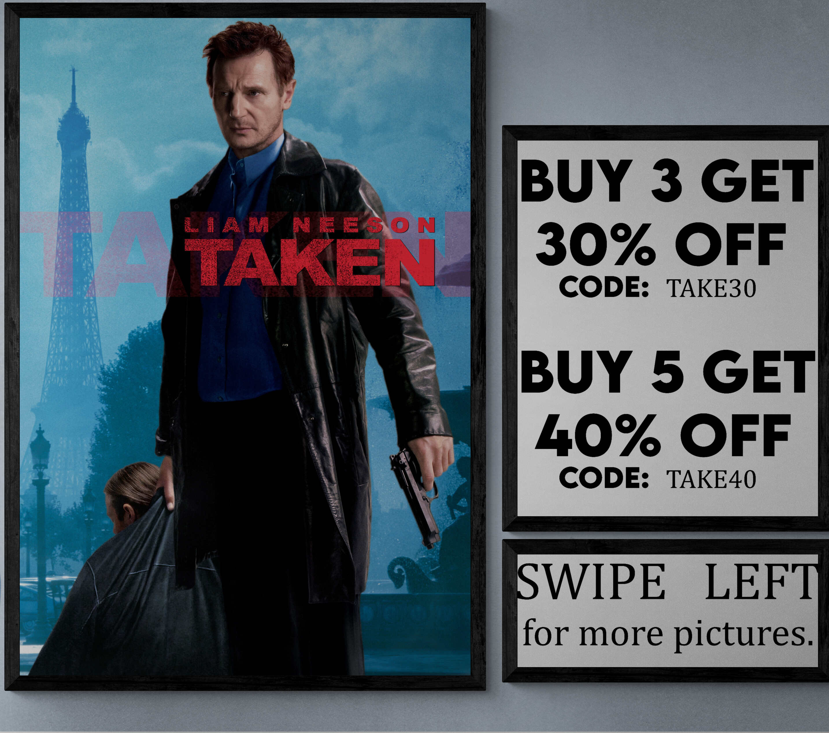 Liam Neeson Taken Poster