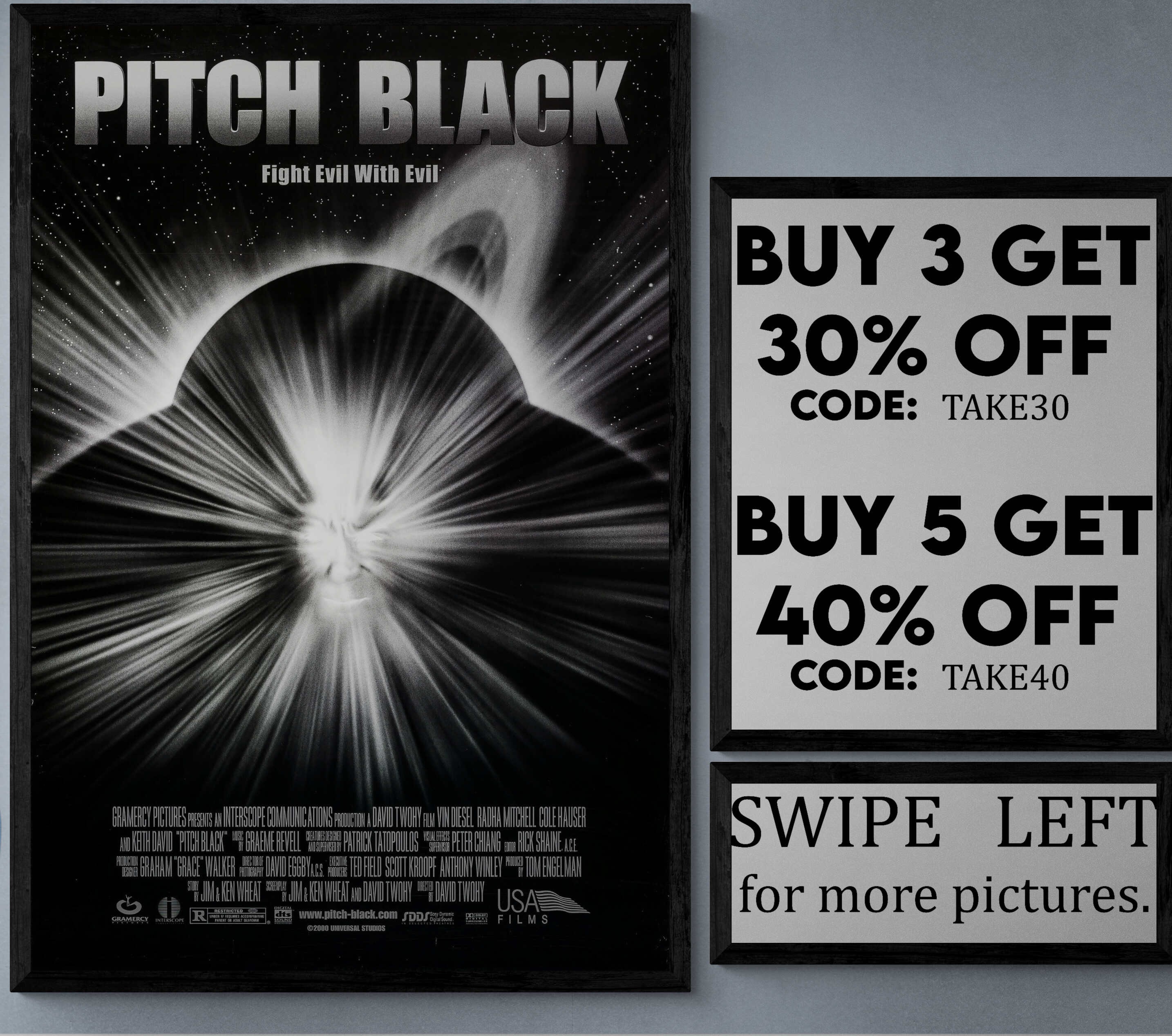 Pitch Black Poster