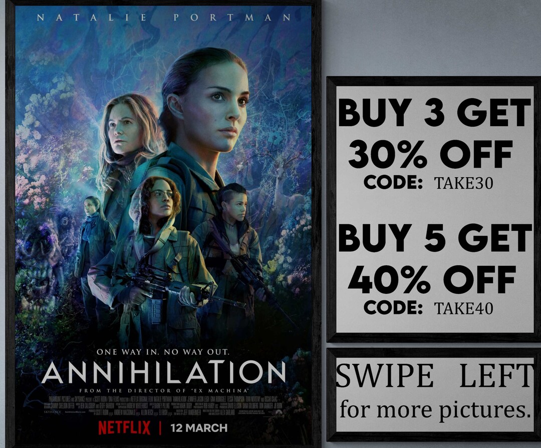 Annihilation Movie/show Poster Wall Art Printed & Shipped 548 - Etsy Canada