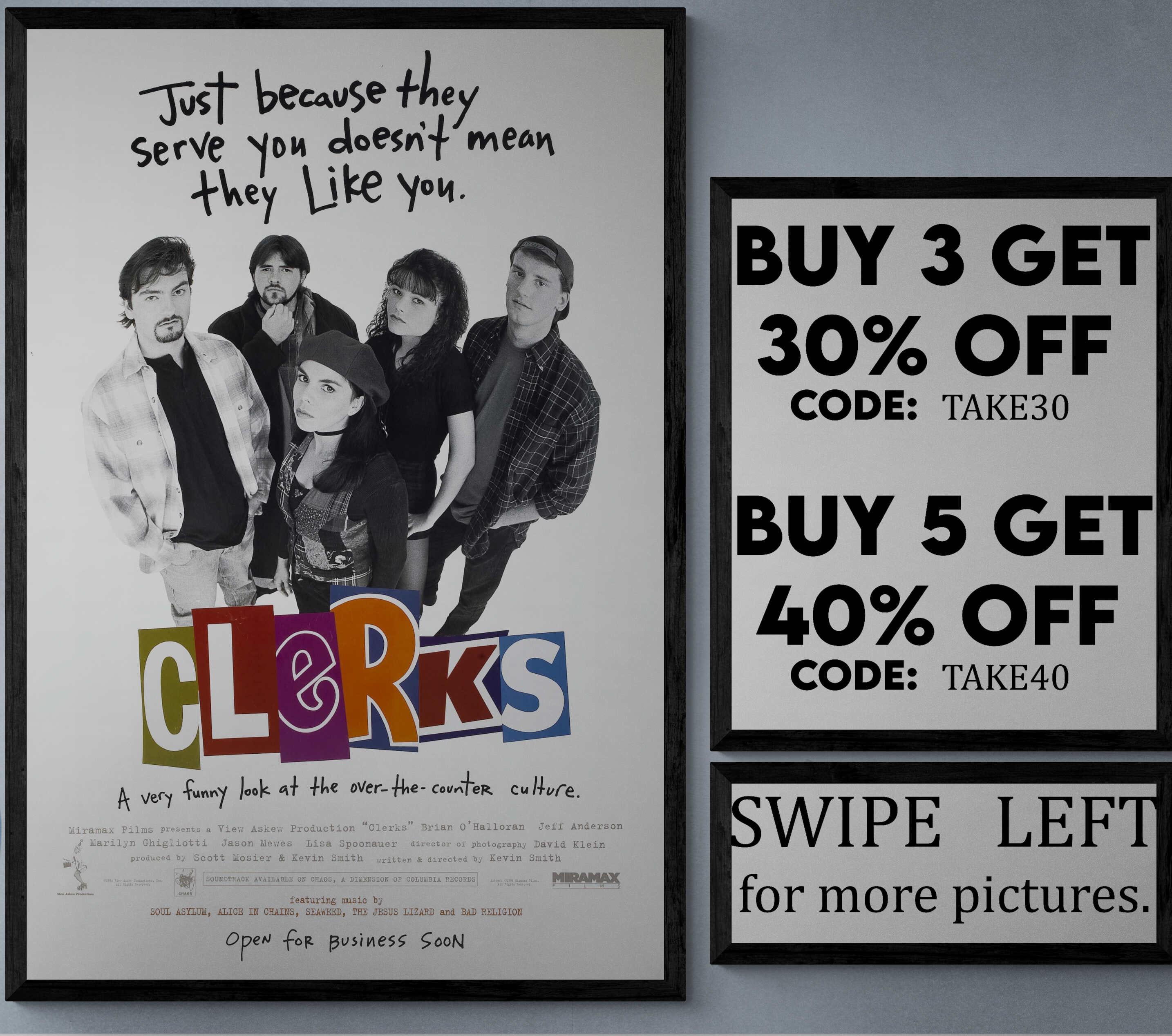 Clerks Movie Poster Clerks Movie Poster