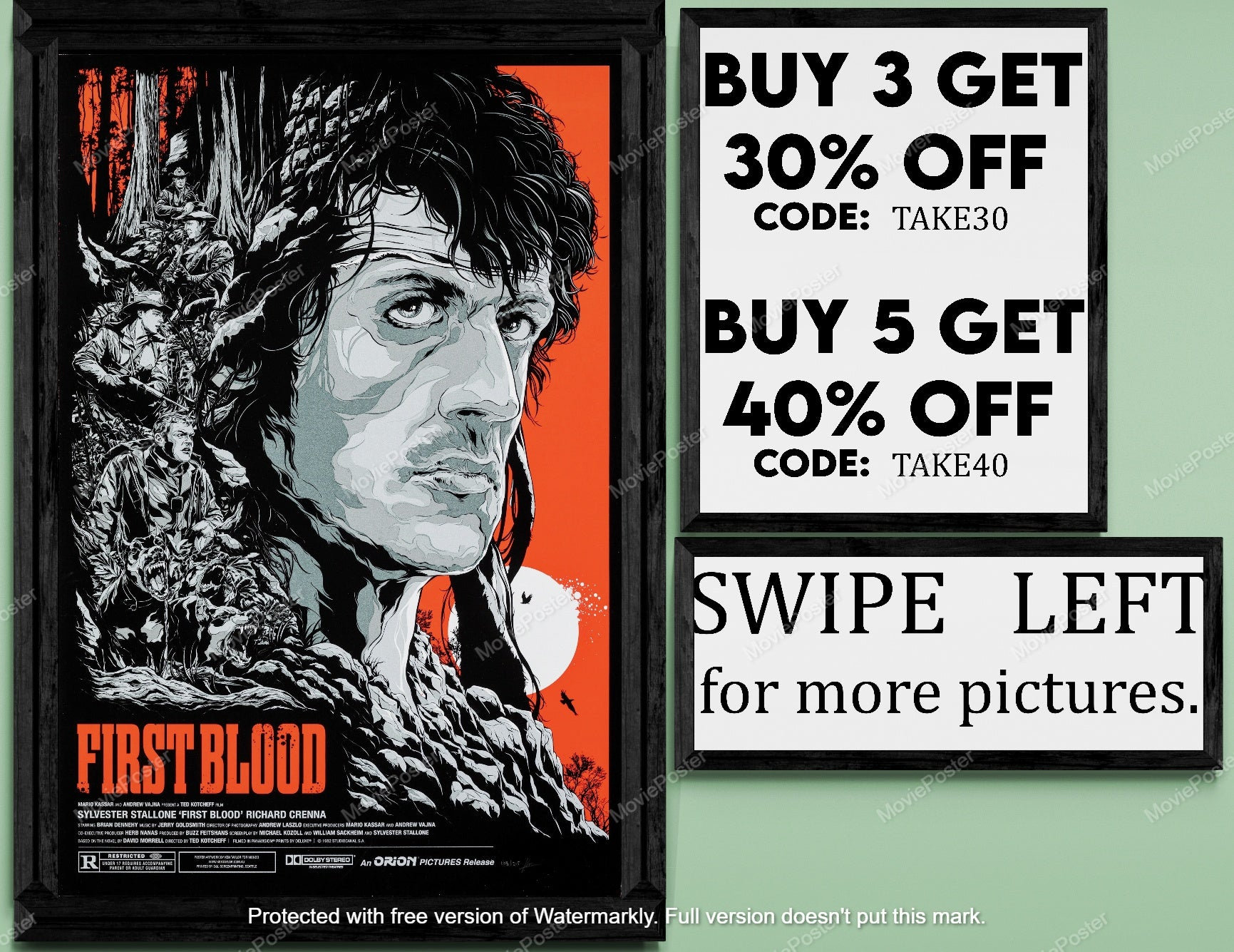 Rambo First Blood 3 Poster