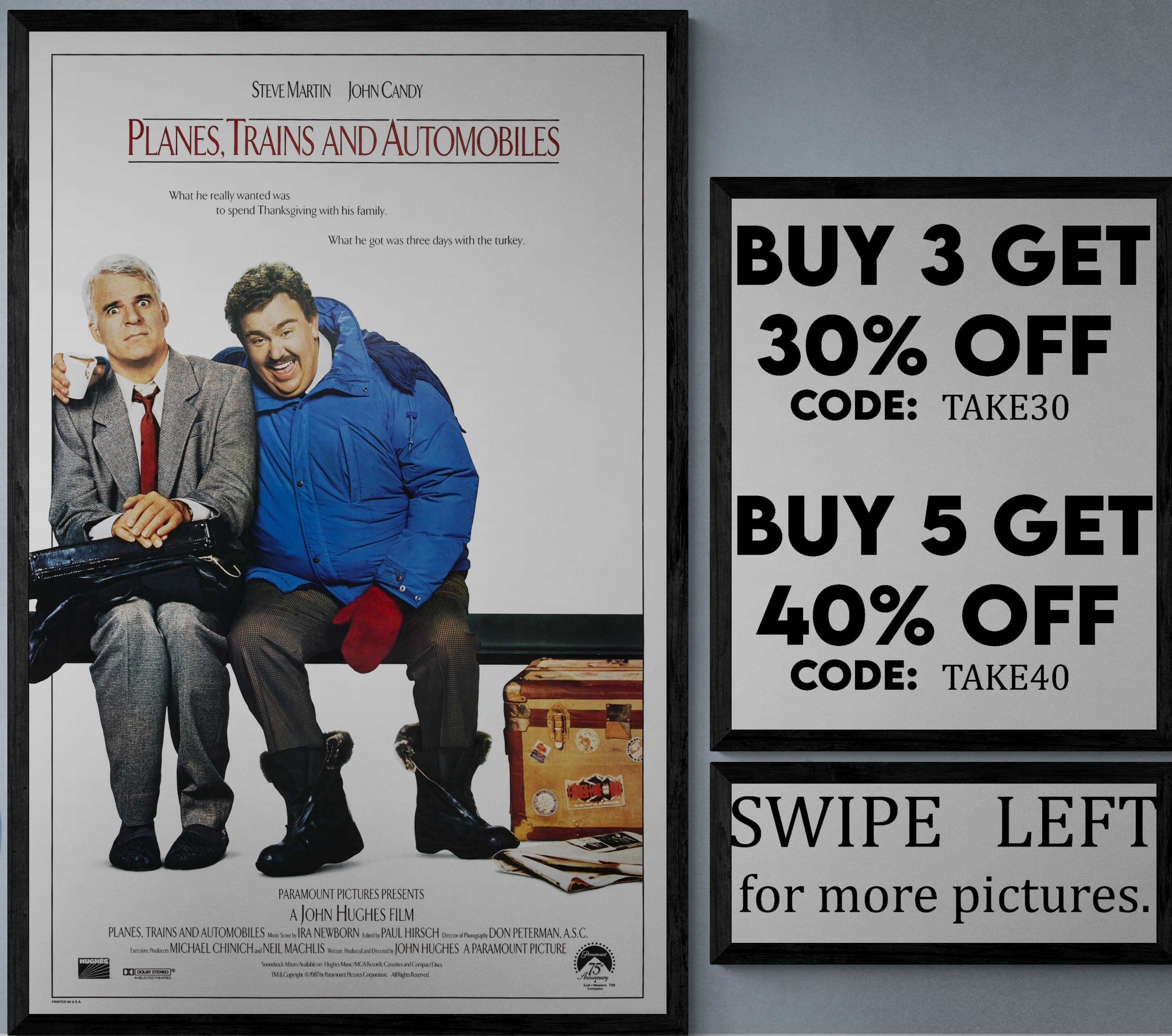 Planes Trains And Automobiles Movie Poster