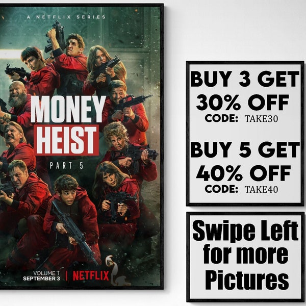 Money Heist Poster - Etsy