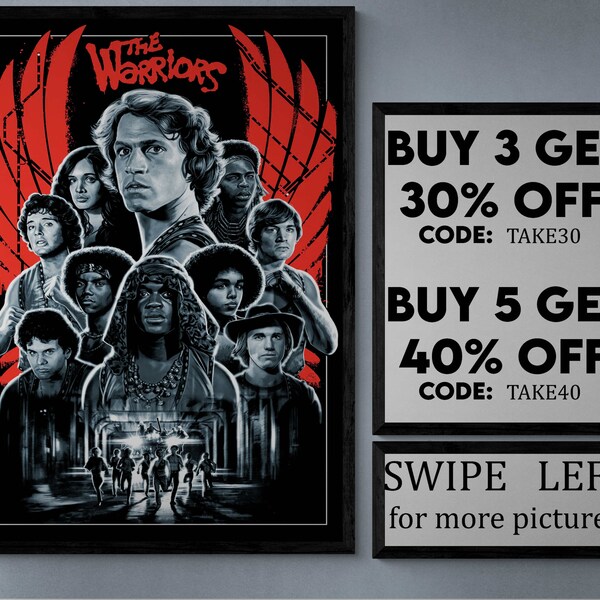 The Warriors Movie Wall Art - Etsy