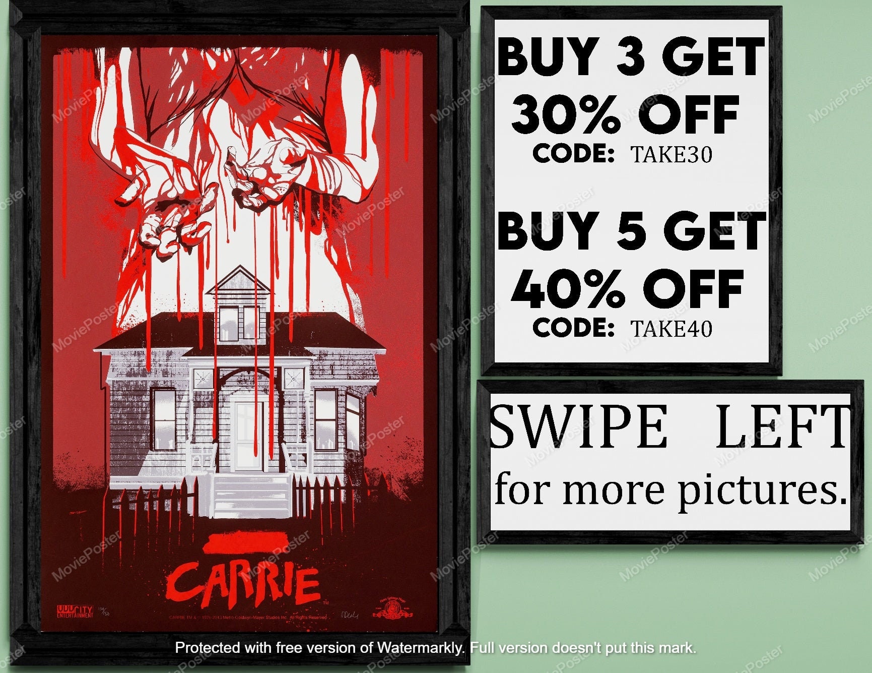 Carrie 1976 Movie Poster