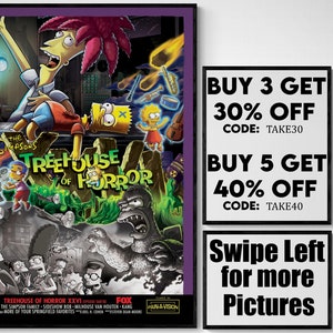 The Simpsons Treehouse of Horror - Etsy