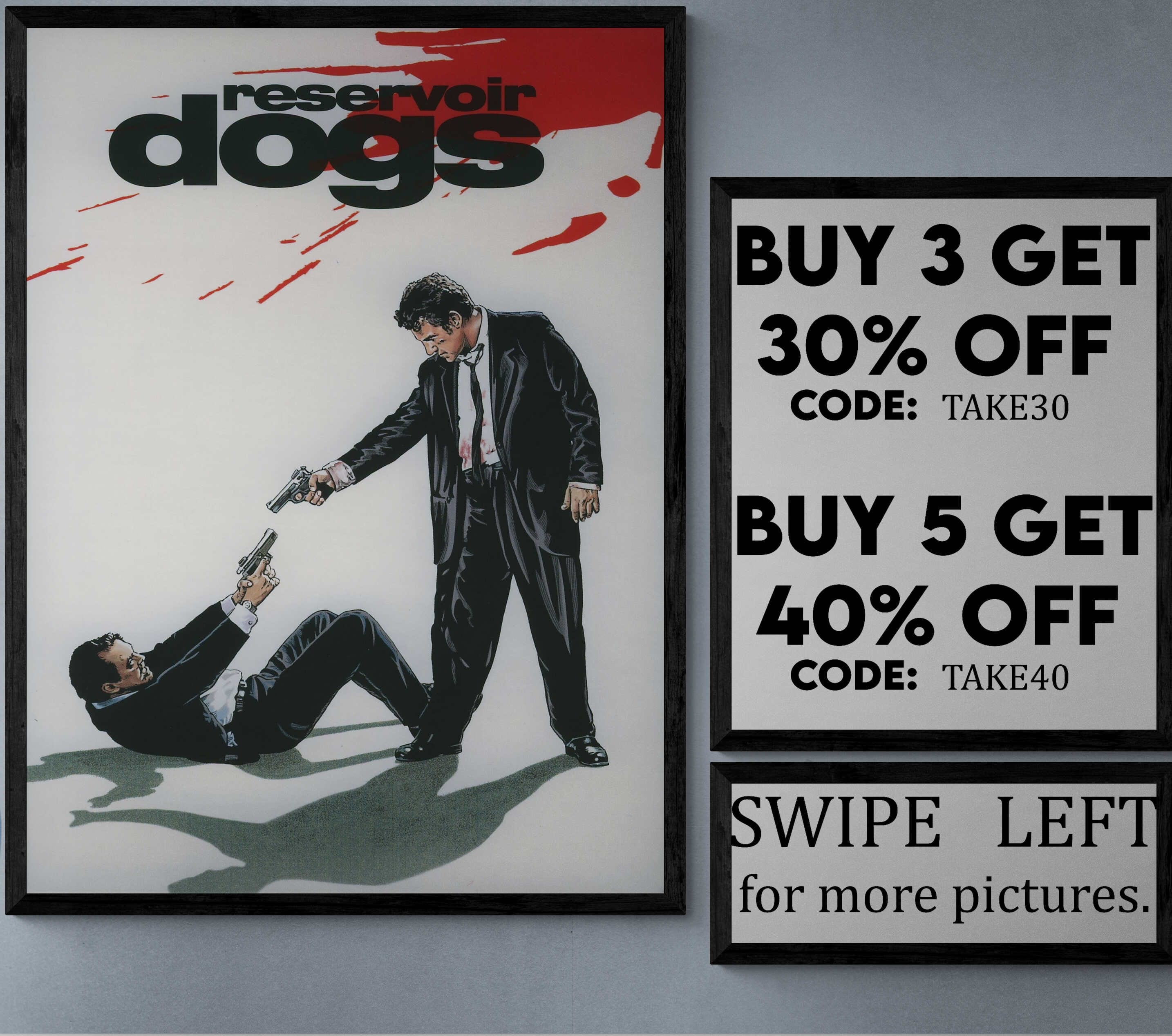 Reservoir Dogs Crayon Poster