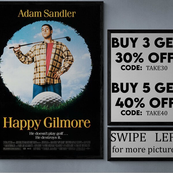 Happy Gilmore Art - Etsy