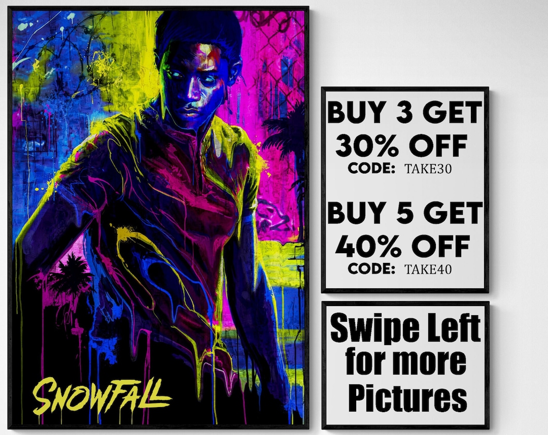 Snowfall Movie/show Poster Wall Art Printed & Shipped 1061 - Etsy