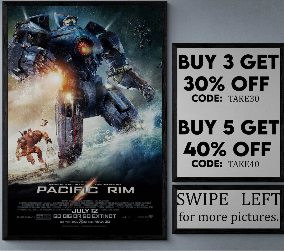 Pacific Rim Movie/show Poster Wall Art Printed & Shipped 567 - Etsy