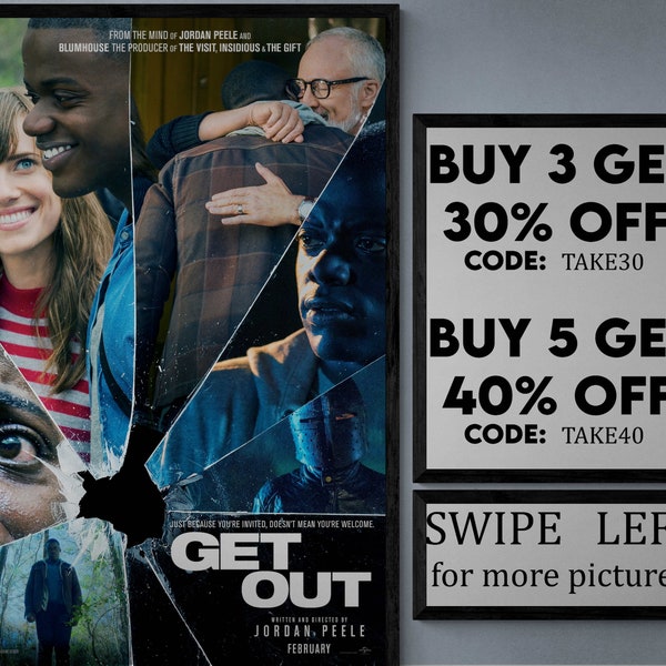 Get Out Movie Poster - Etsy