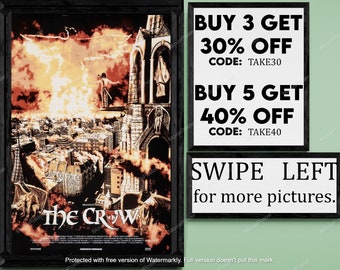 THE CROW Movie Cast Signed Poster Print Photo Autograph - Etsy