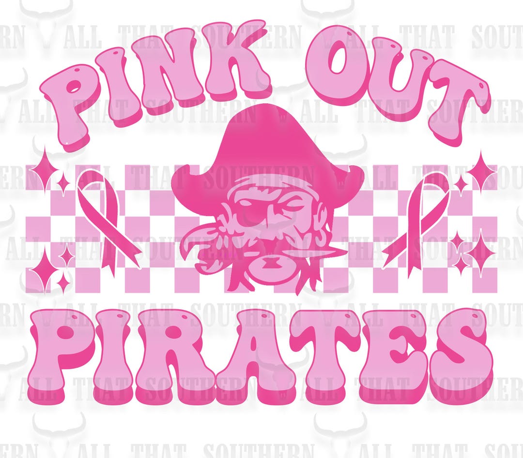 Pink Out Pirates Png (digital Download Only) - Etsy