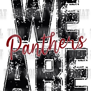 We Are Panthers Png - Etsy