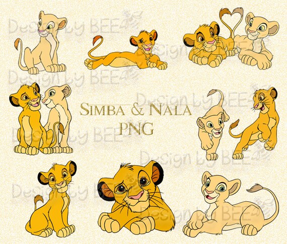 Young Simba Clipart