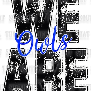 We Are Owls Png Distressed (digital Download Only) for Sublimation - Etsy