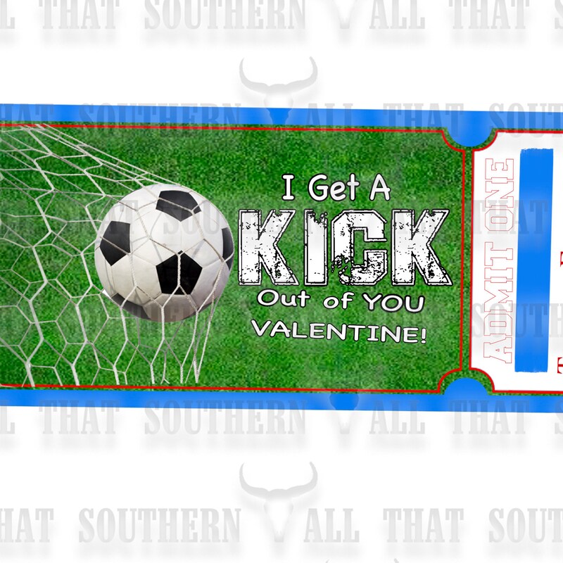 Soccer Valentine - Etsy