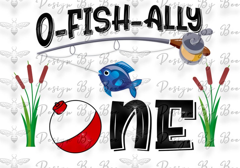 O-fish-ally One PNG (digital Download Only) First Birthday - Etsy