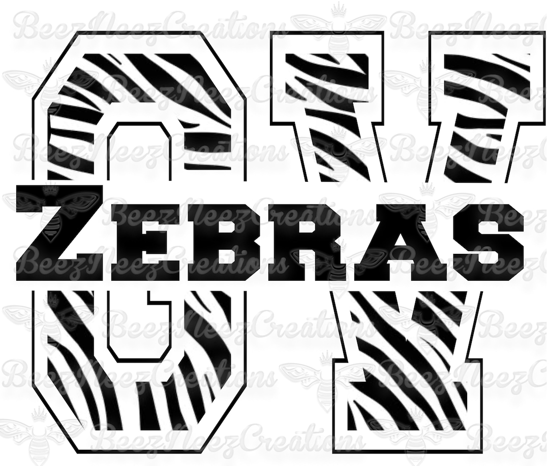 GV Zebras PNG (digital Download Only) Grandview Zebra Print - Etsy