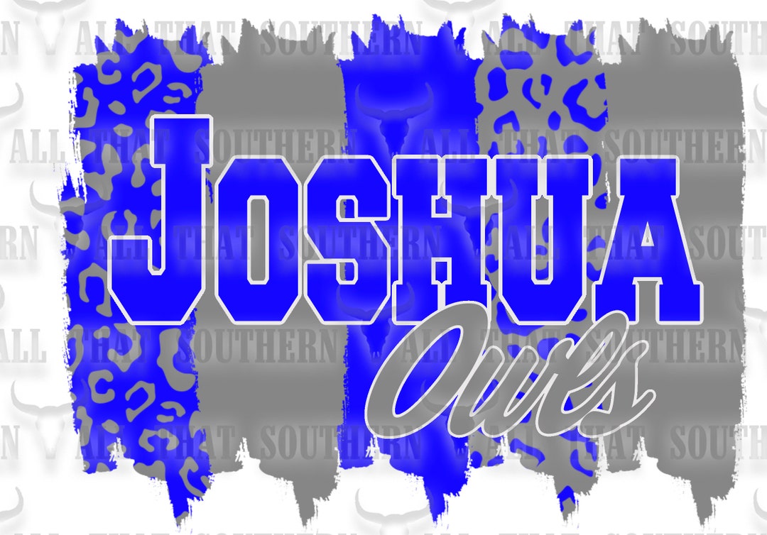 Joshua Owls Png (digital Download Only) Brushstrokes/leopard Print - Etsy
