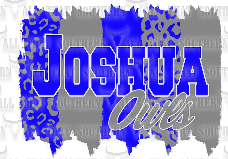 Joshua Owls Png digital Download Only Brushstrokes/leopard - Etsy