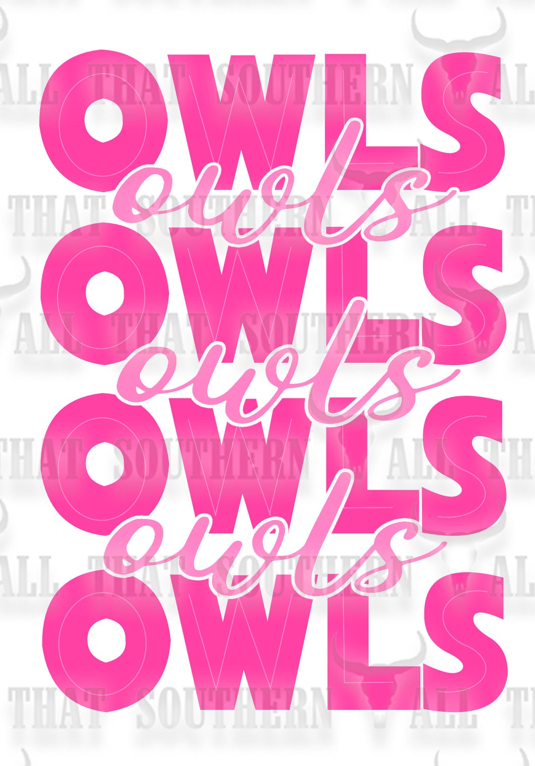 Owls Breast Cancer Awareness Png (digital Download Only) - Etsy