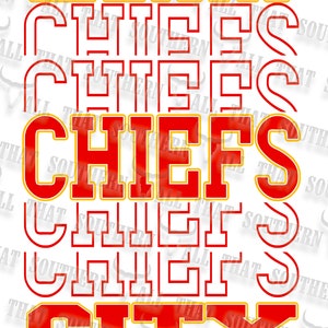 Chiefs Png (digital Download Only) for Sublimation - Etsy