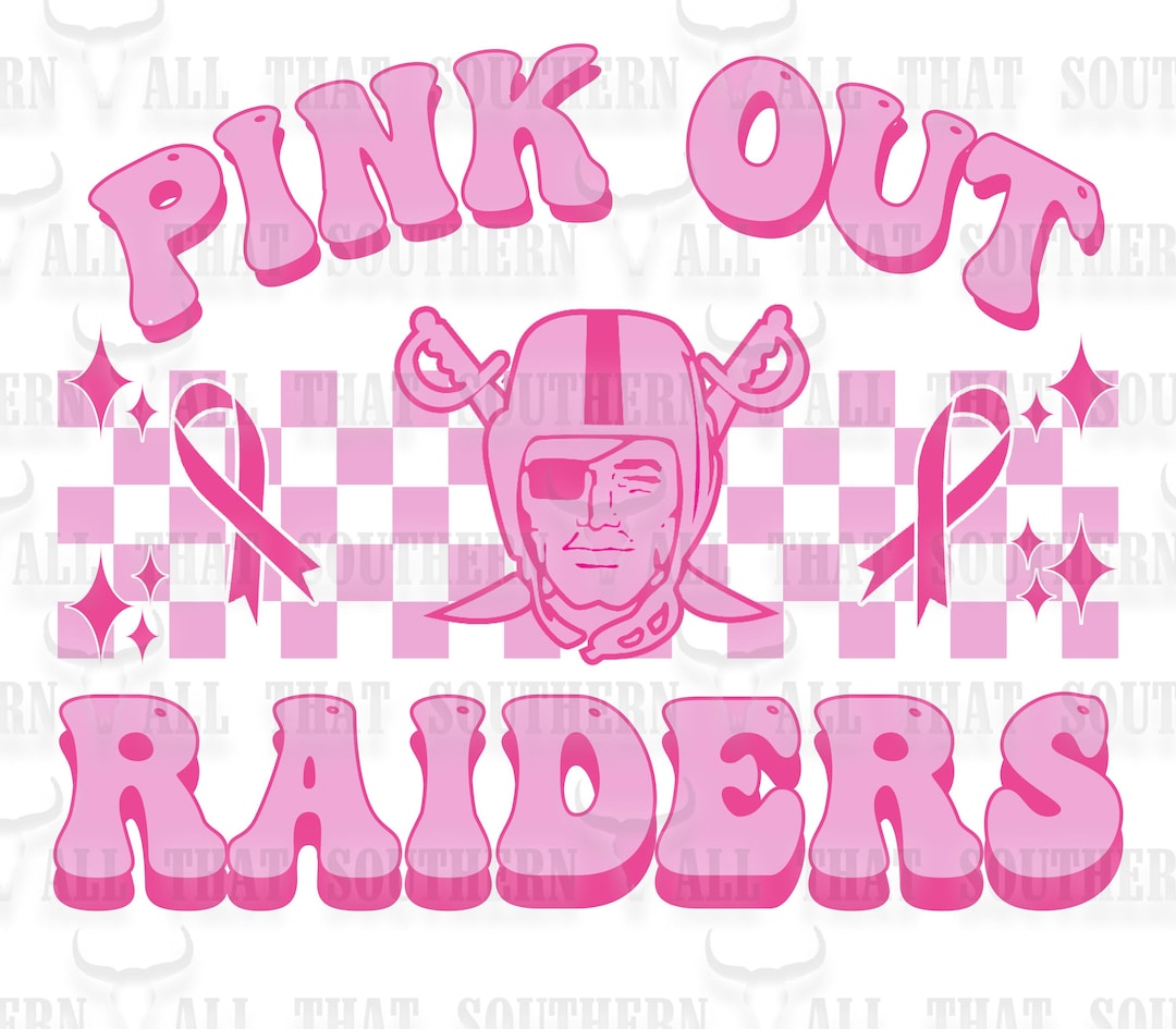 Pink Out Raiders Png (digital Download Only) - Etsy