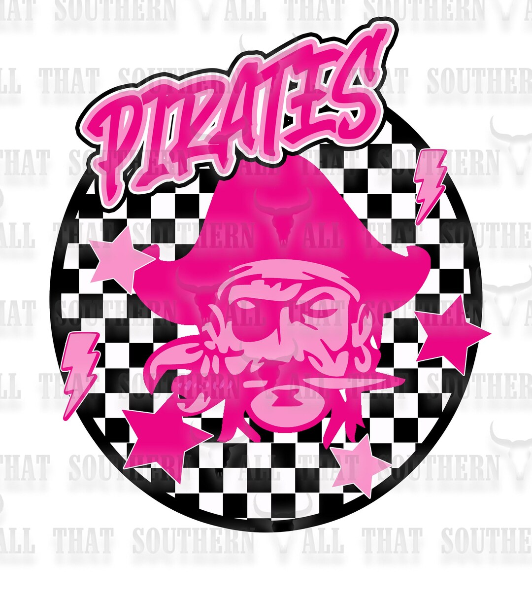 Retro Pink Out Pirates Png ( Digital Download Only) - Etsy