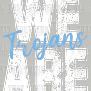 We Are Trojans Png (digial Downloads Only) for Sublimation - Etsy