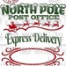 MONEY CARD North Pole Gift Tag PNG File (digital Download Only ...