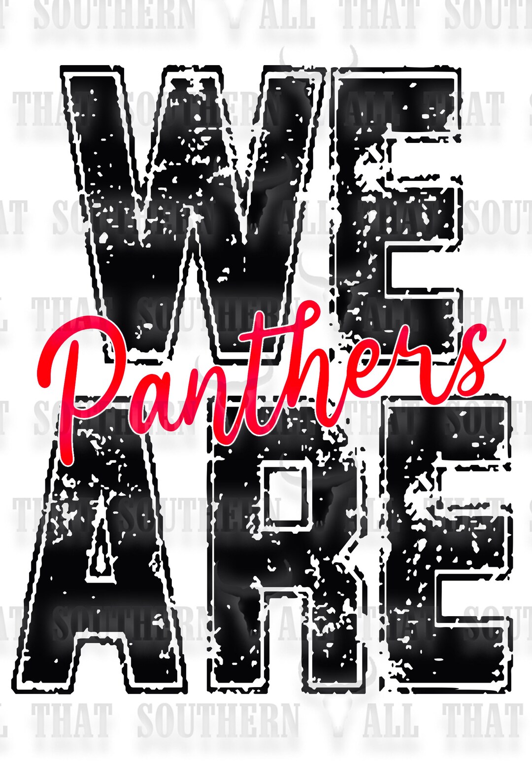 We Are Panthers Png Distressed (digital Download Only) for Sublimation ...