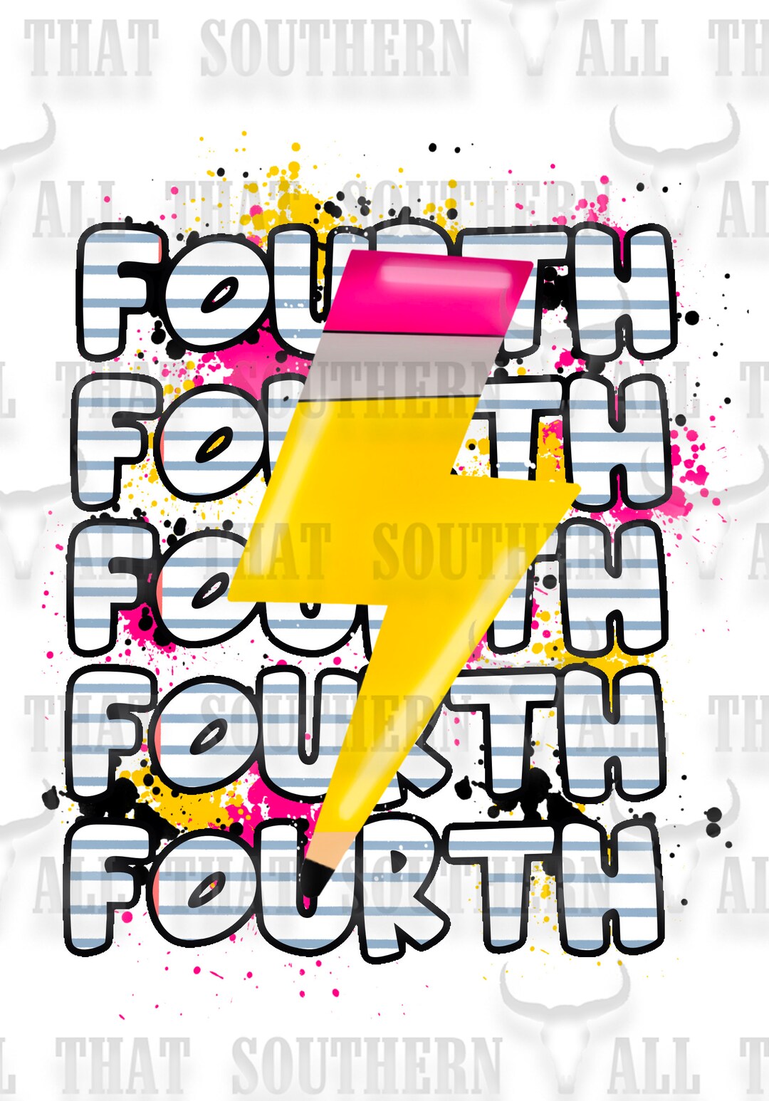 Fourth *back to School* Png (digital Download Only) for Sublimation - Etsy